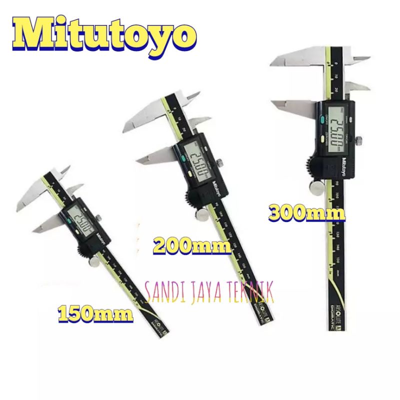 Jual Varnier Caliper Digital Mitutoyo Sigmat Mitutoyo 150mm 200mm 300mm Tinggal Pilih Varian ...