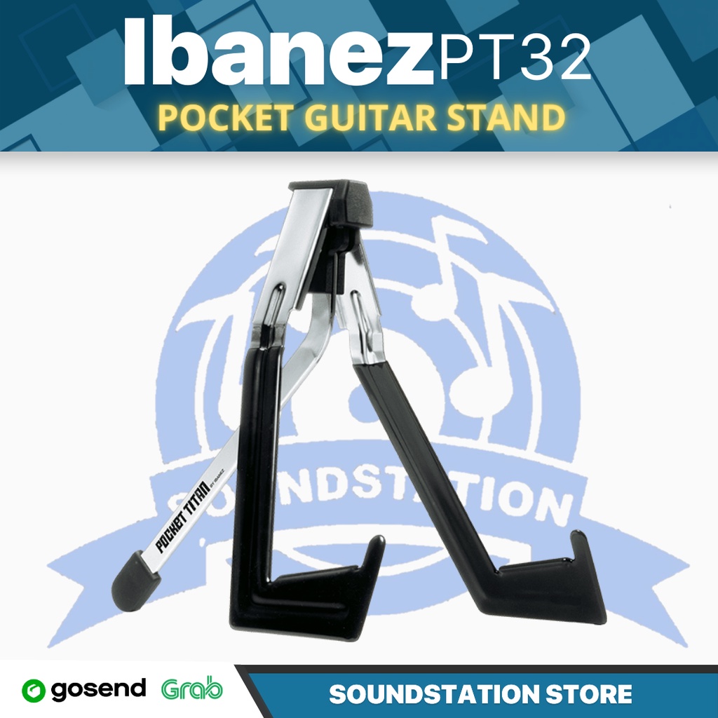 Jual Ibanez PT32 Pocket Titan Guitar Stand - Stand Gitar Portable ...