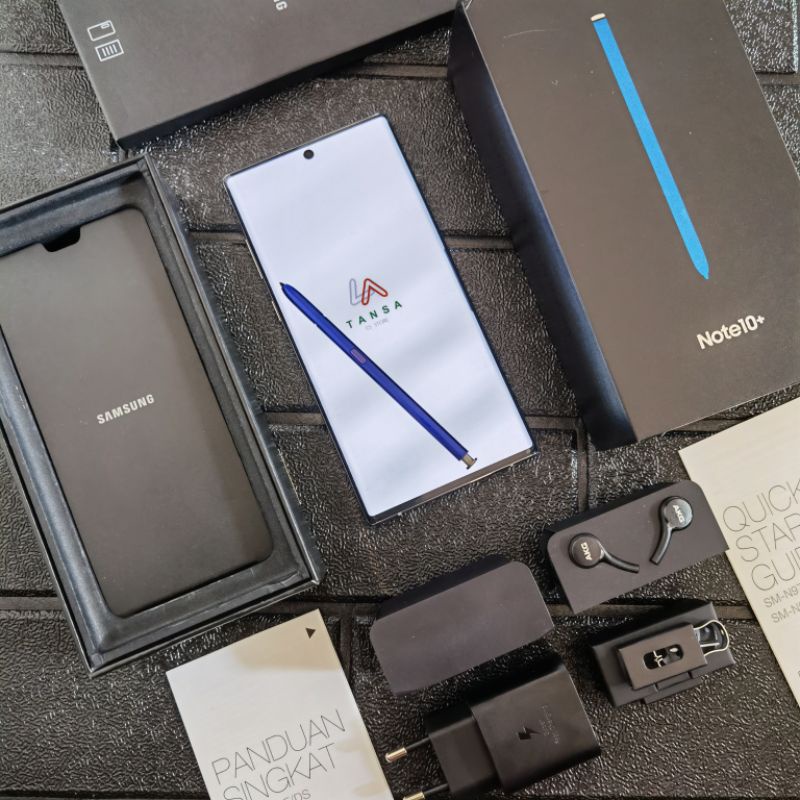Jual Samsung Note 10 Plus Sein Ram 12/256gb Fullset Oryginal No Oem Mulus Terawat Resmi Note 10 ...