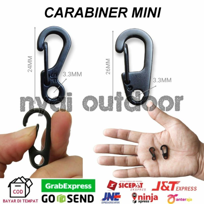 Jual Carabiner mini buckle carabiner gantungan kunci | Shopee Indonesia