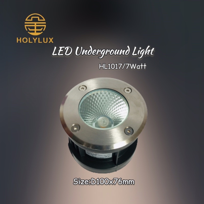 Jual Holylux Lampu Lantai LED tanam/Underground light LED 7 Watt ...