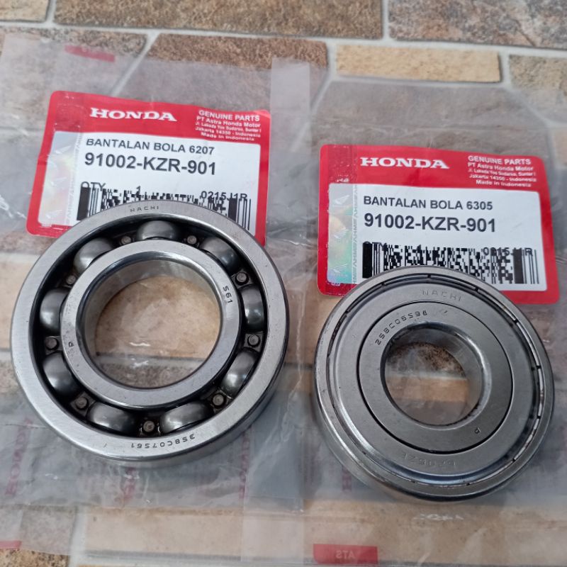 Jual Bearing laher klaher lahar kruk as set kanan kiri vario 125 fi old ...