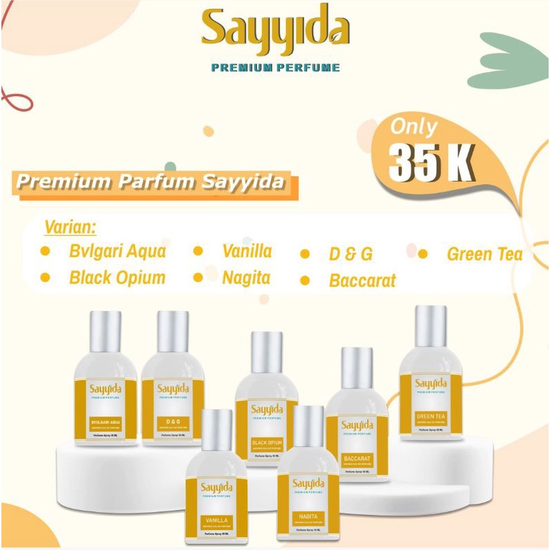 Jual PARFUM SAYYIDA PREMIUM NON ALCOHOL - MINYAK WANGI PRIA WANITA ...