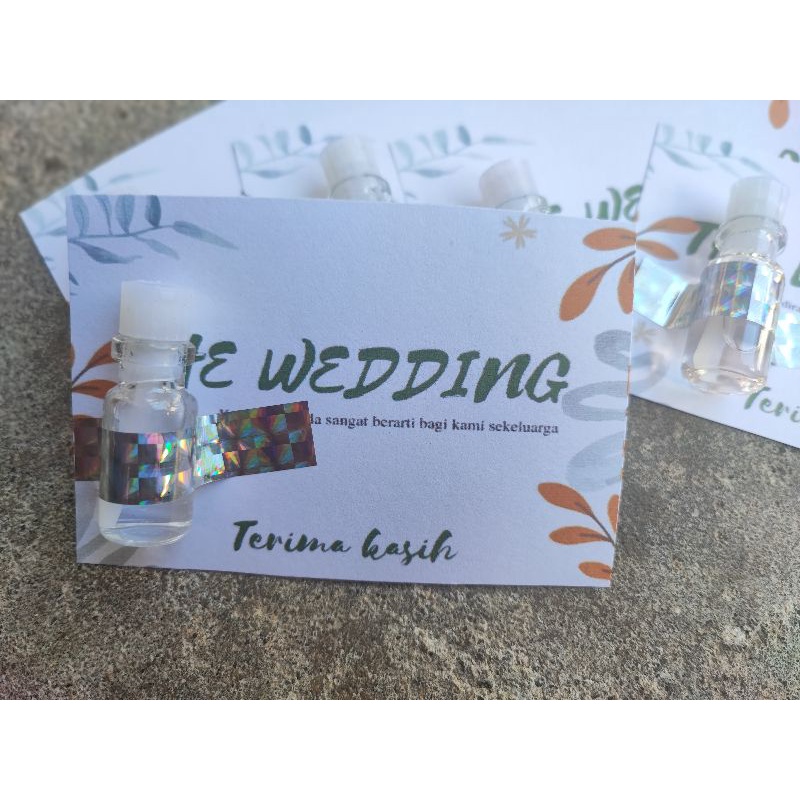 Jual Souvenir Parfum 3 ml + Kartu Ucapan | Shopee Indonesia