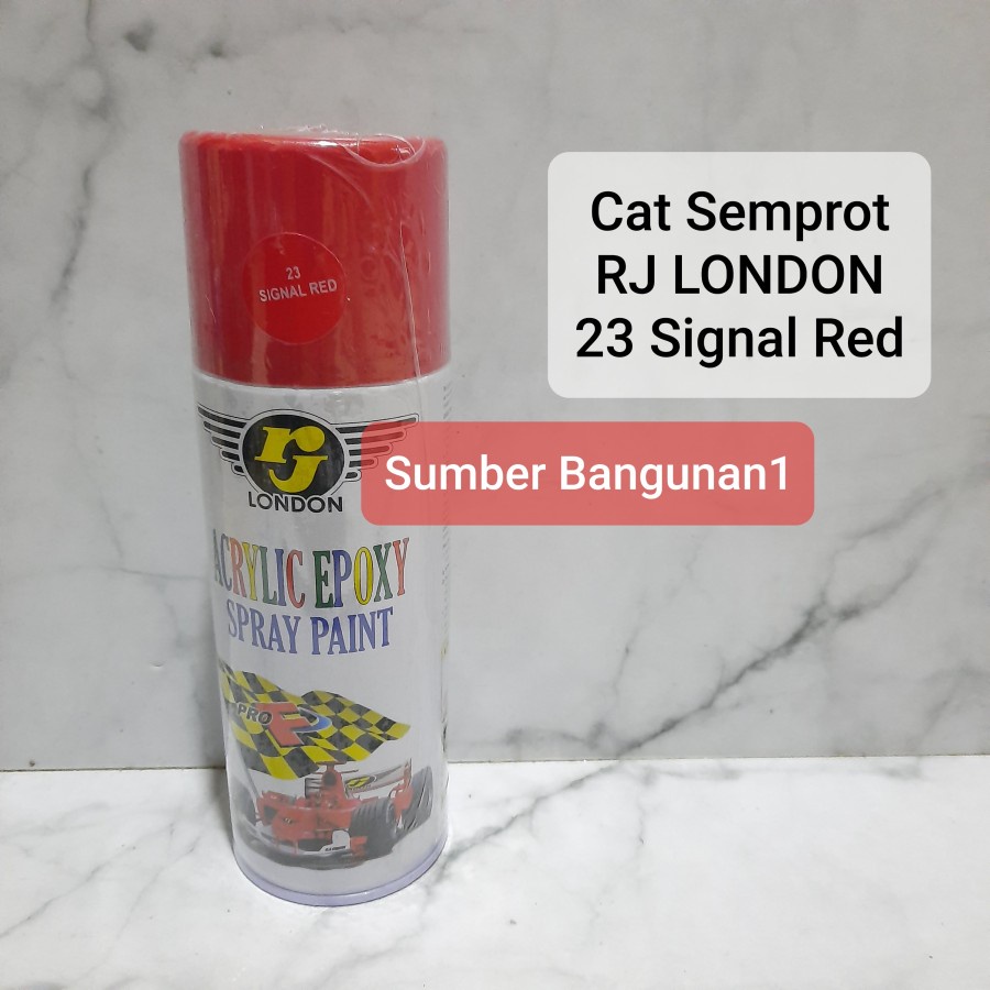 Jual Cat Semprot 23 Signal Red RJ London merah pylox kayu besi 400cc spray | Shopee Indonesia