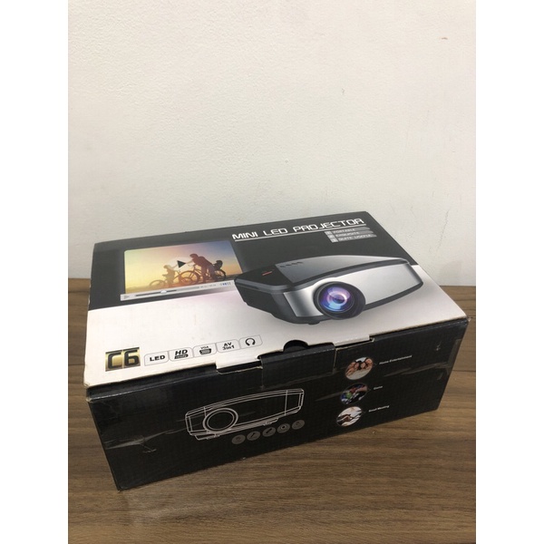 Jual MINI LED PROJECTOR C6(second) | Shopee Indonesia
