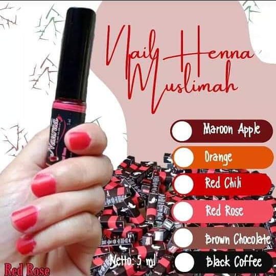 Jual [HALAL] NAURA KUTEK HENNA HALAL WUDHU SAH SHOLAT WARNA AWET 5ml ...