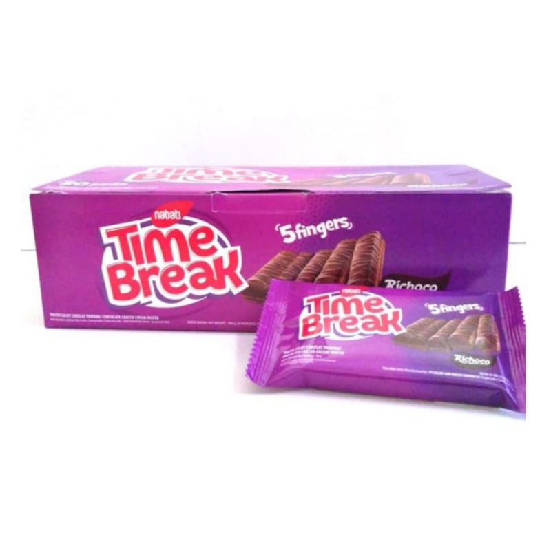 Jual Time Break Richoco Wafer Nabati 20 x 20gr | Shopee Indonesia