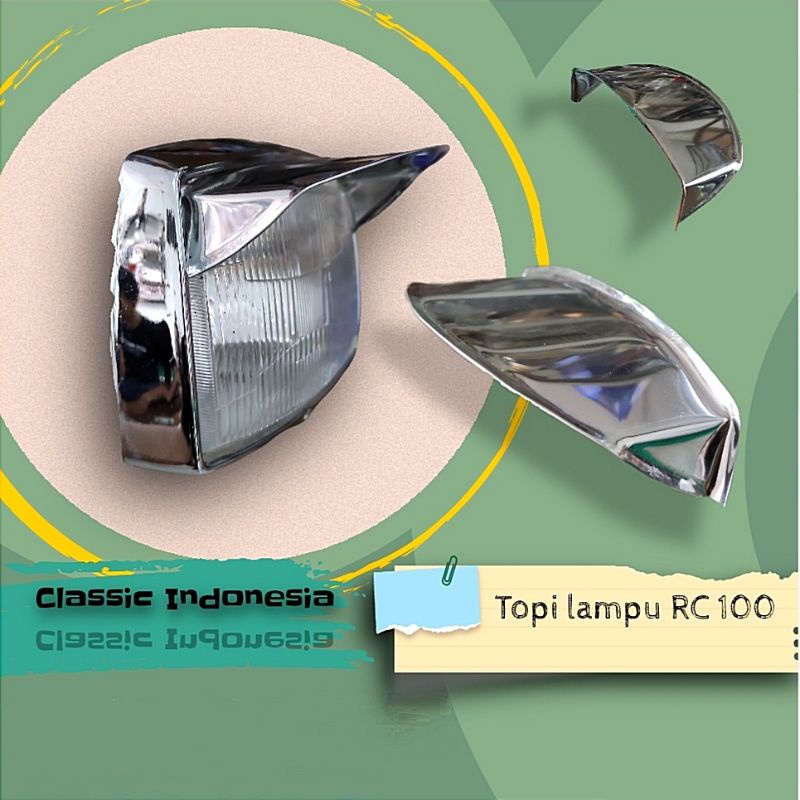 Jual Topi lampu RC100 RC80 topi pet lampu Suzuki rc100 rc 100 rc80 ...