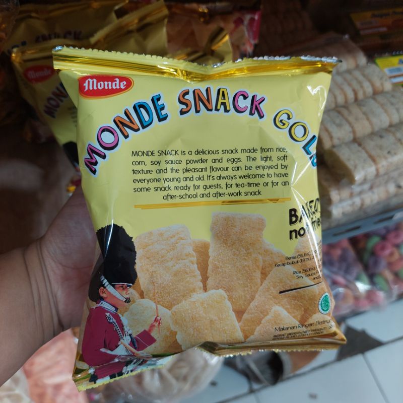 Jual MONDE SNACK GOLD 30g CEMILAN GURIH | Shopee Indonesia