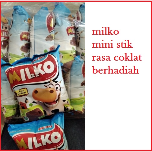 Jual Milko Snack mini Stik coklat berhadiah 1 pack 10 pcs | Shopee ...