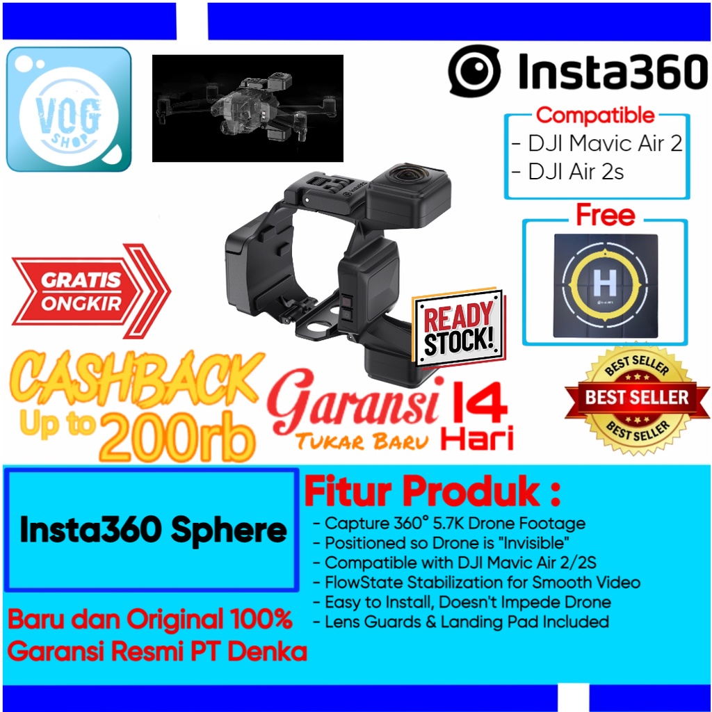 Jual Insta360 Sphere Invisible Drone 360 Camera | Shopee Indonesia Jual Insta360 Sphere Invisible Drone 360 Camera | Shopee Indonesia