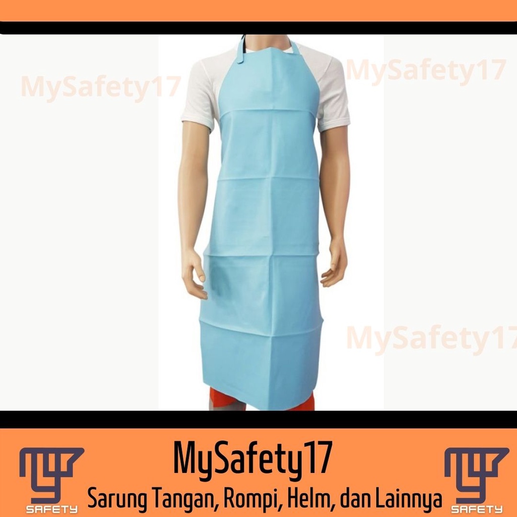 Jual Apron PVC Celemek Masak Anti Air Panjang 110cm PREMIUM QUALITY ...