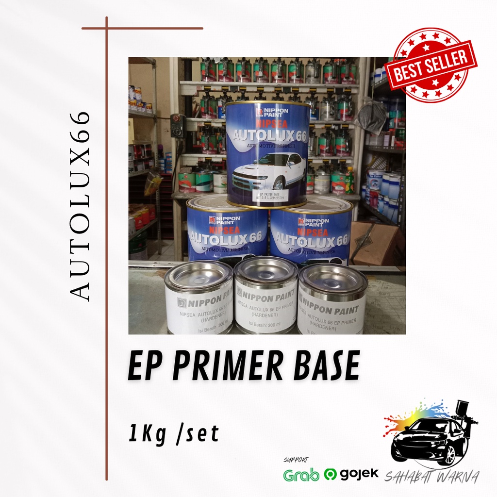 Jual Epoxy Primer Base Autolux 66 Grey / Green - 1L set | Shopee Indonesia