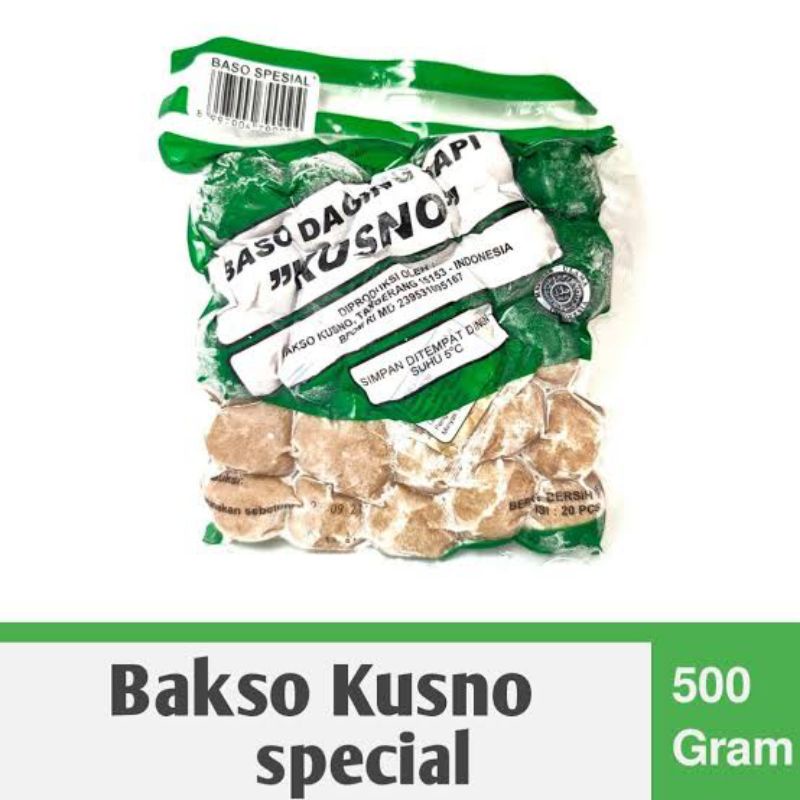 Jual BASO KUSNO Daging Sapi 500 Gram 500Gram Bakso Kusno | Shopee Indonesia