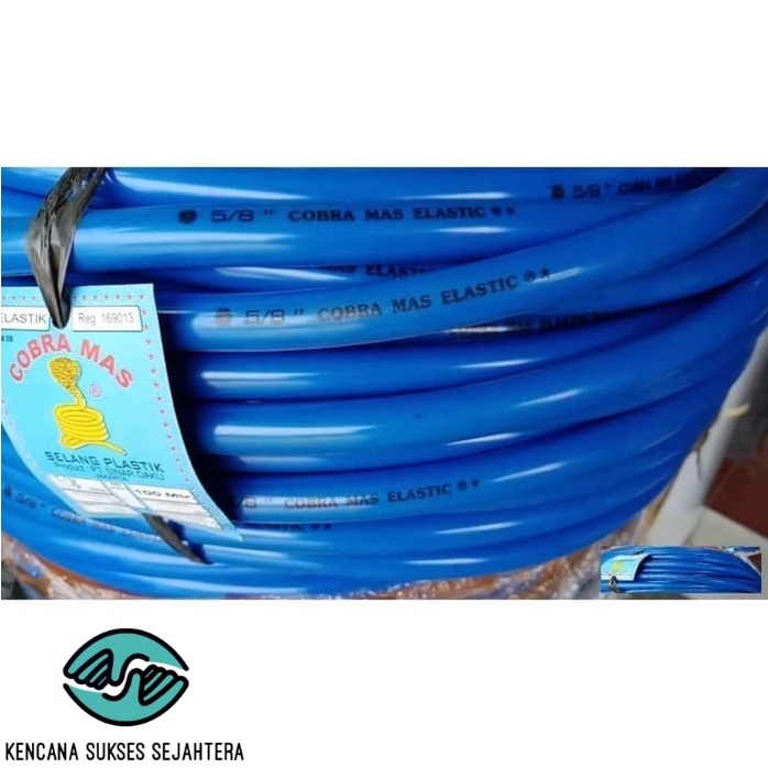Jual SELANG AIR SELANG ELASTIS COBRA MAS 5/8 X 100 METER TEBAL ROLAN ...