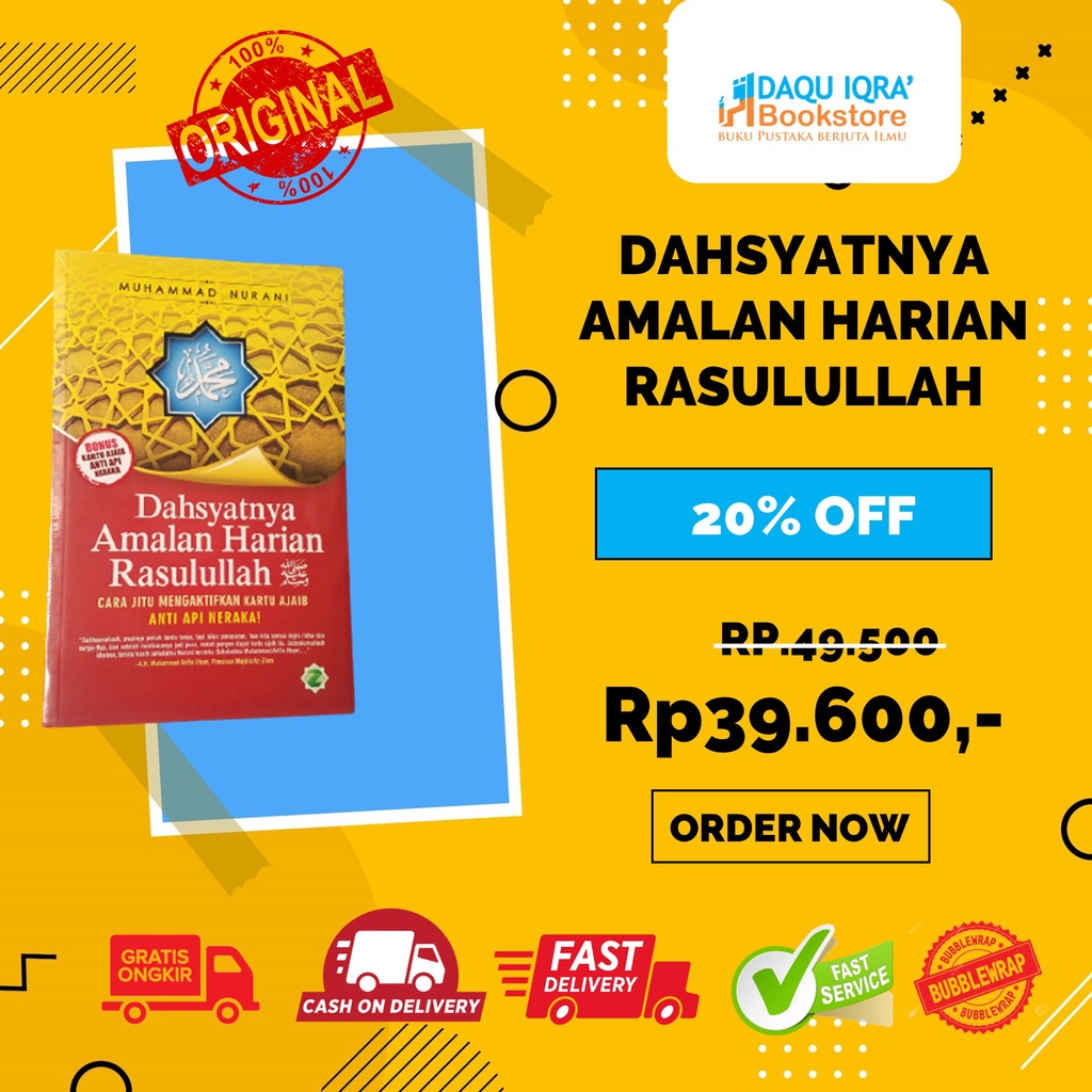 Jual DAHSYATNYA AMALAN HARIAN RASULULLAH | Shopee Indonesia