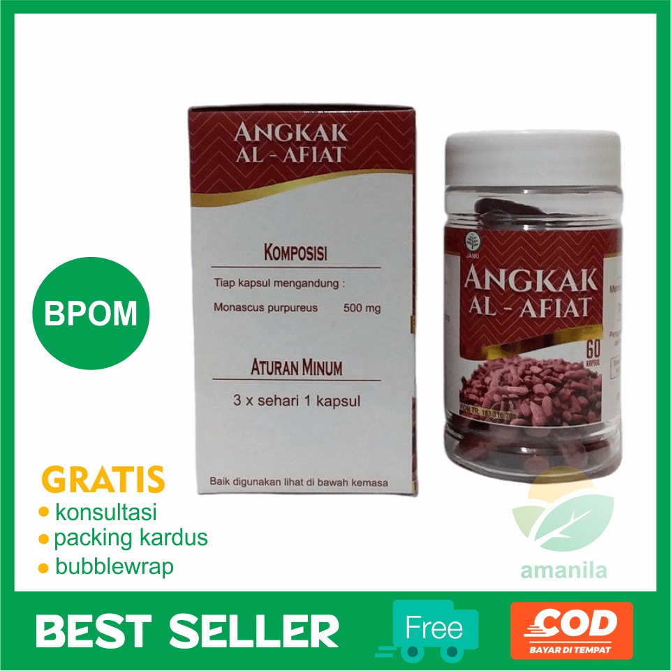 Jual Kapsul Angkak Al Afiat - Kapsul Angkak Menaikkan Trombosit ...