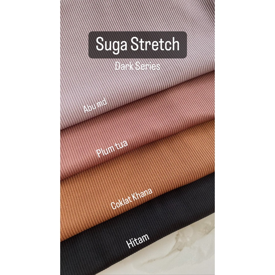 Jual KAIN KNIT STRIPE SPANDEX SUGA STRETCH (GRADE A ; PREMIUM) | Shopee ...