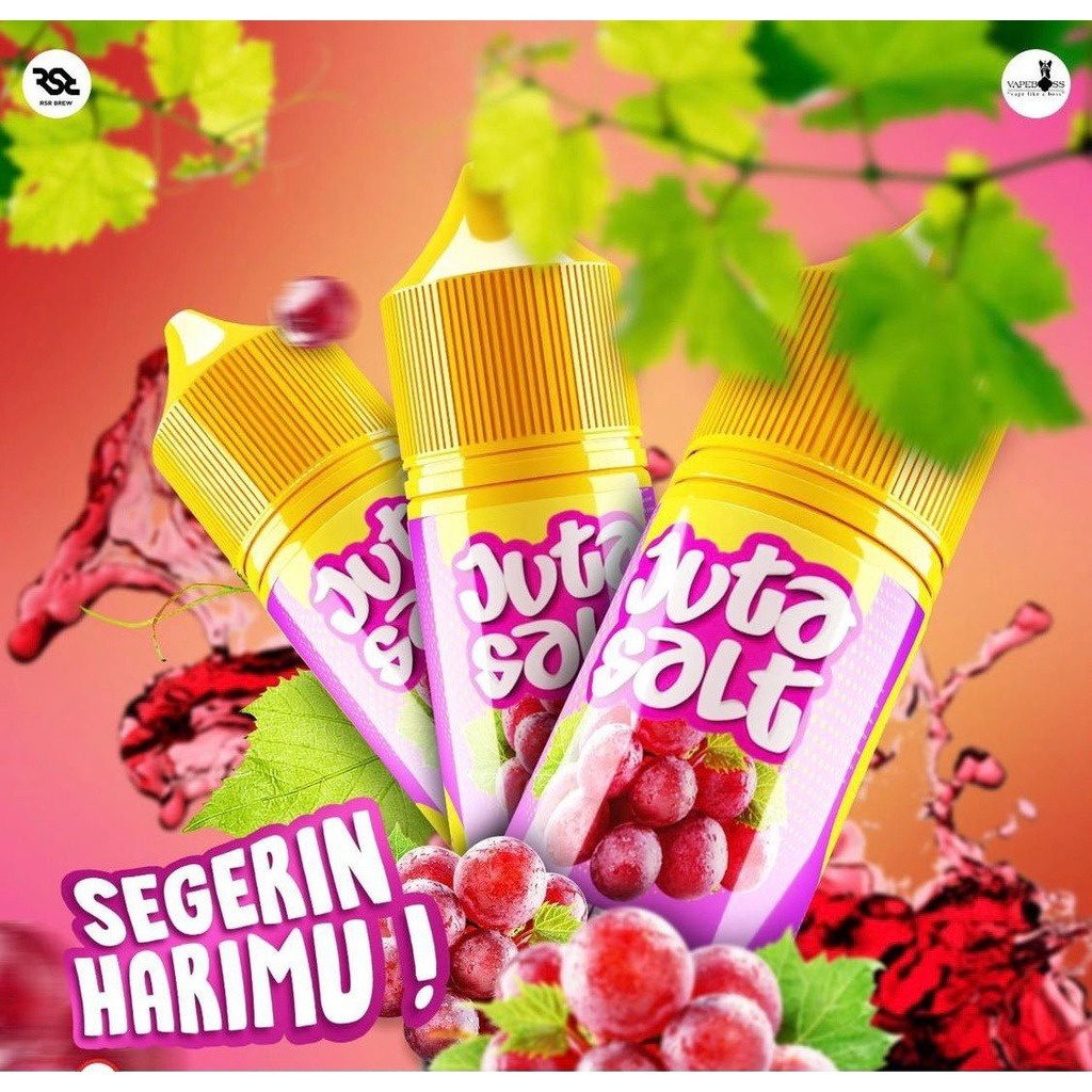 Jual JUTA JUICE ANGGUR MERAH 30ML LIQUID JUTA SALT BUAH ANGGUR MERAH ...