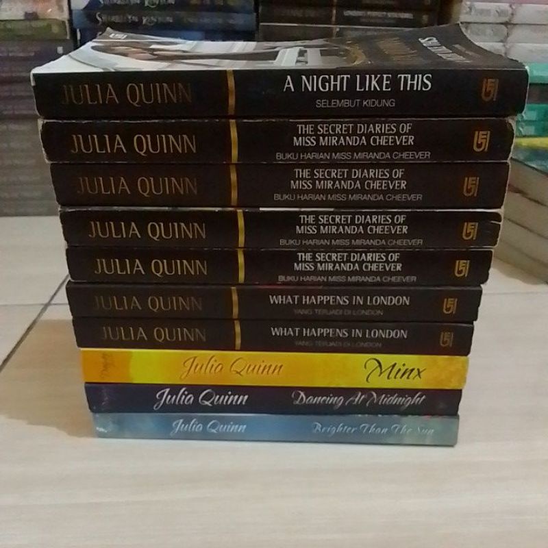 Jual NOVEL JULIA QUINN,NOVEL TERJEMAHAN,ROMANSA,DASTAN, ORIGINAL ...