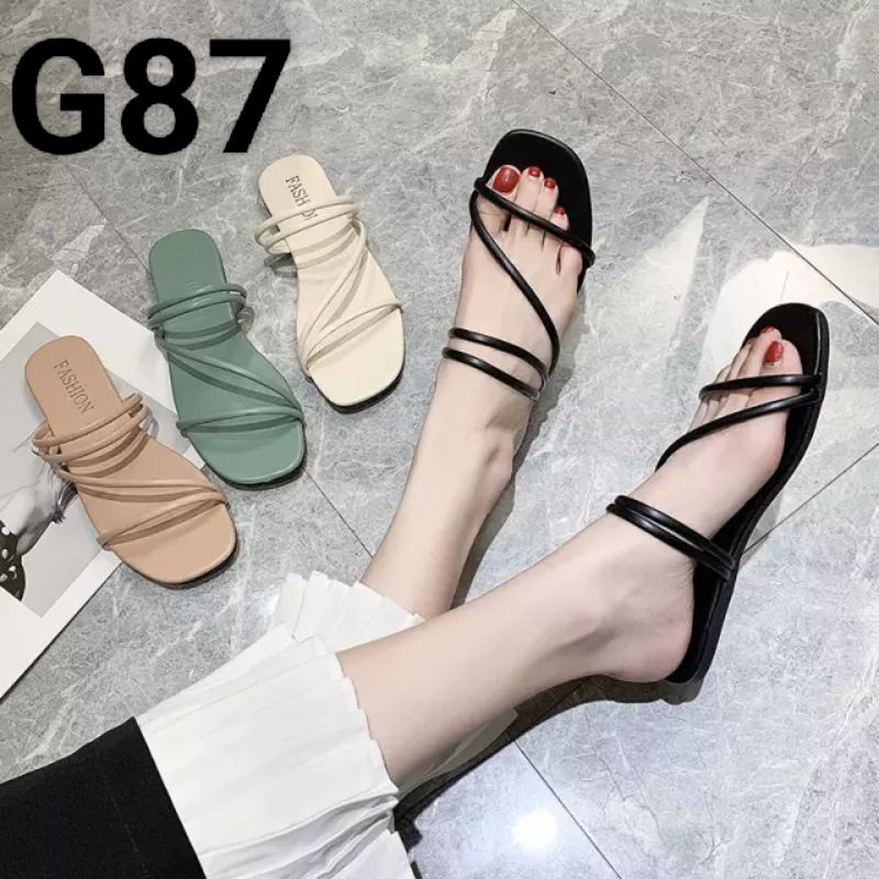 Jual SANDAL TEPLEK WANITA MOTIF G87 | Shopee Indonesia