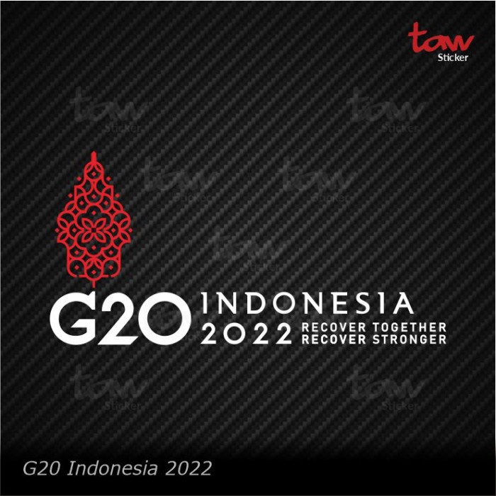 Jual KTT G20 G 20 Indonesia Cutting Sticker Stiker Kaca mobil Laptop B ...