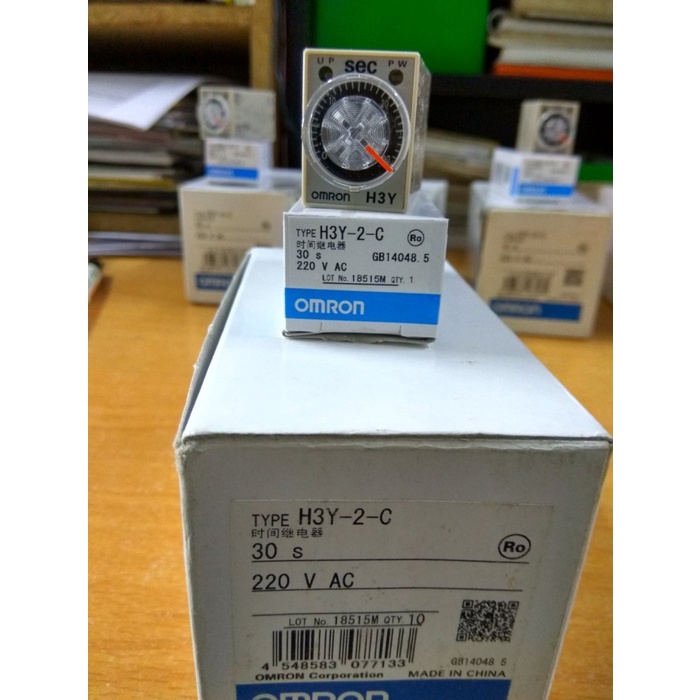 Jual Timer H3Y - 2 C 30 sec AC 220V Omron Original | Shopee Indonesia