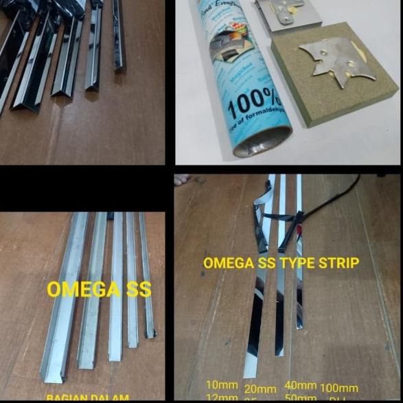 Jual PLAT STRIP GOLD/ROSEGOLD OMEGA 30mm X 305cm X0,8mm STAINLESS ASLI ...