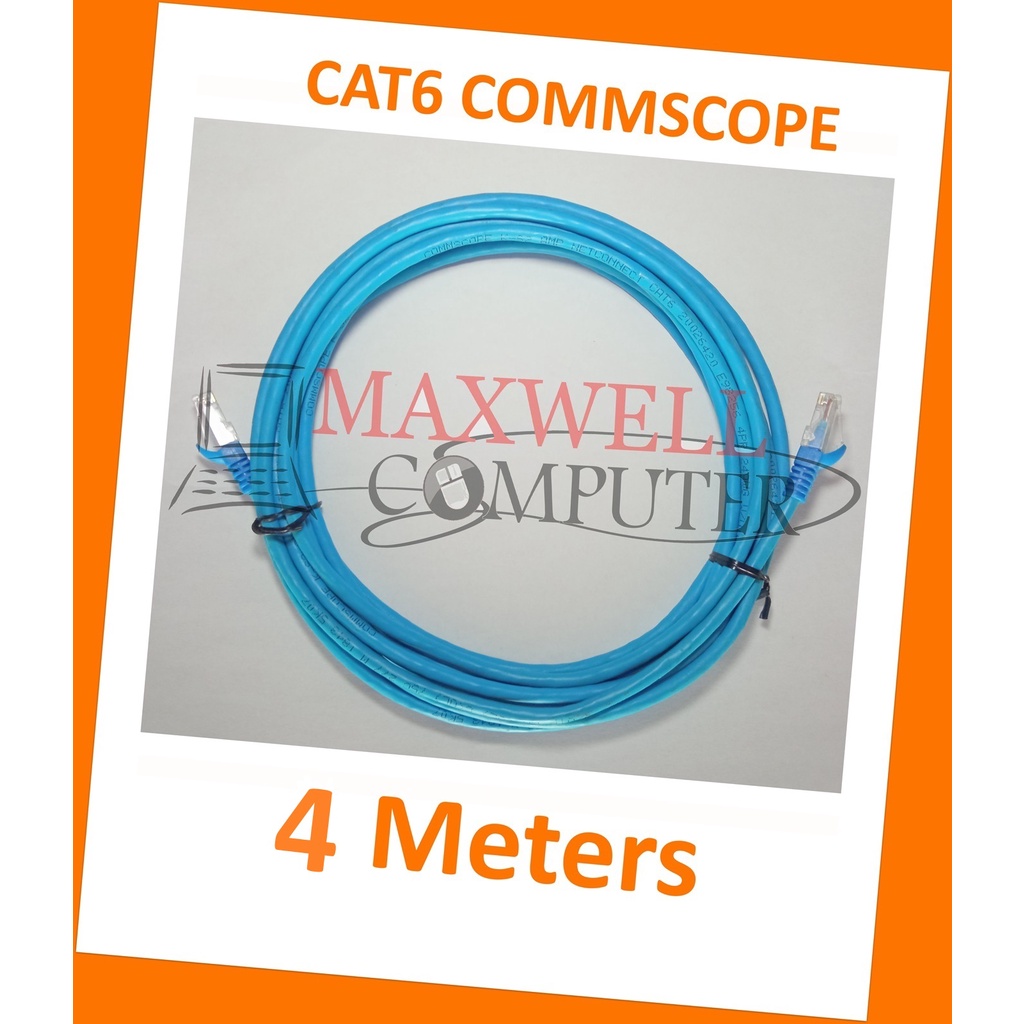 Jual Kabel LAN 4m Commscope Cat6 (Siap Pakai) | Shopee Indonesia
