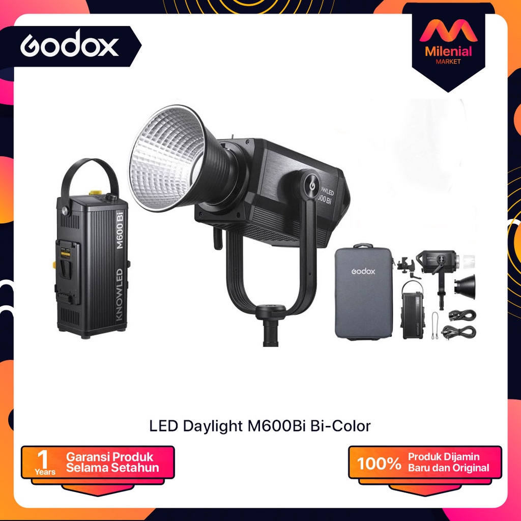 Jual Godox Knowled M600Bi Daylight LED Light M600 Bi | Shopee Indonesia