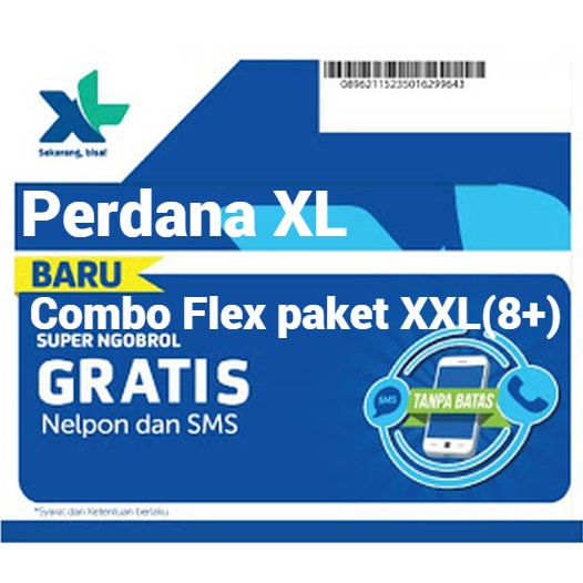 Jual Perdana XL Combo Flex paket XXL (8+) | Shopee Indonesia