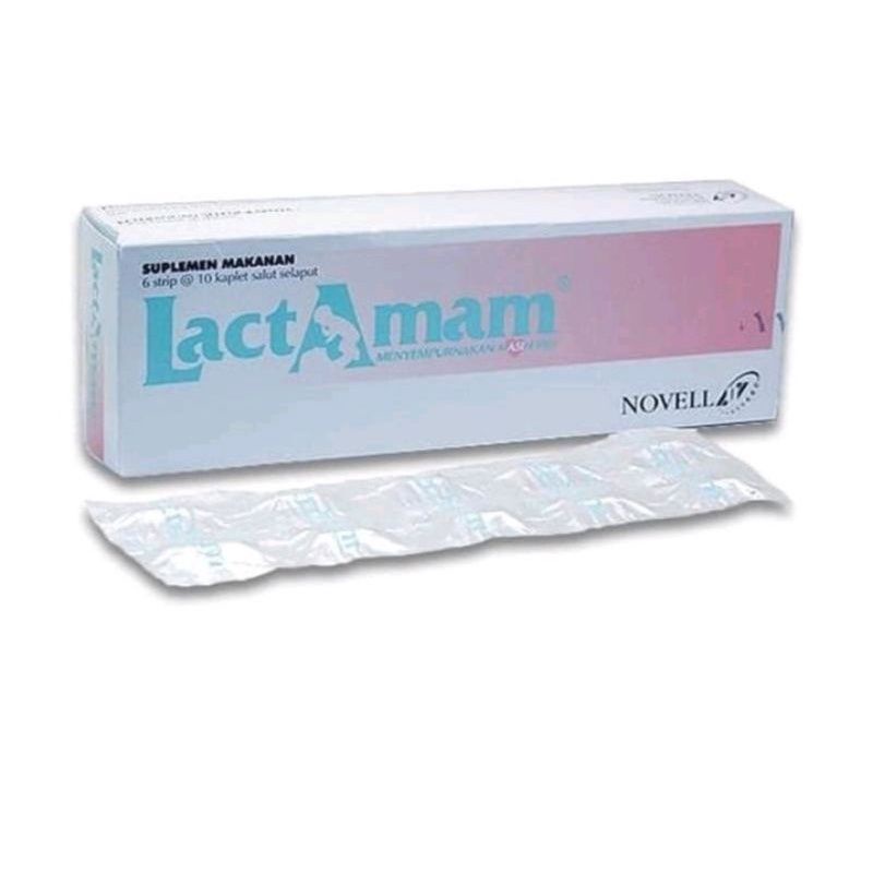 Jual obat memperlancar asi lactamam original 1strip 10tablet | Shopee ...