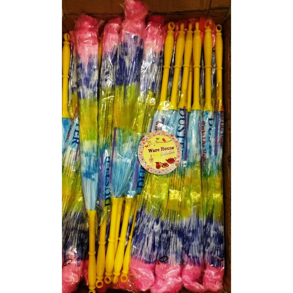 Jual Kemoceng Plastik / kemoceng rafia Gagang Kuning Static Duster ...