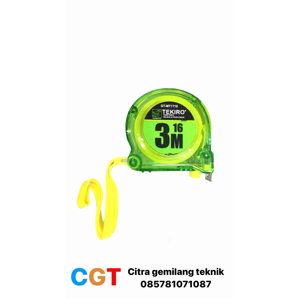 Jual Tekiro measurement tape transparent 3m/ meteran transparan ...