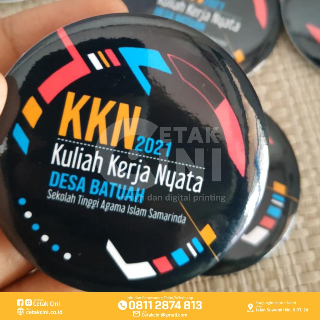 Jual PIN PENITI BULAT CUSTOM / Pin 4,4cm / Pin 5,8cm / Pin 7,5cm ...