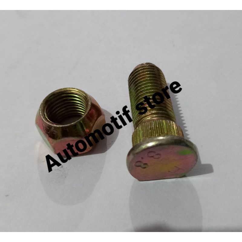 Jual Baut roda size 14x40 utk motor roda tiga 1pack isi 4pcs | Shopee ...