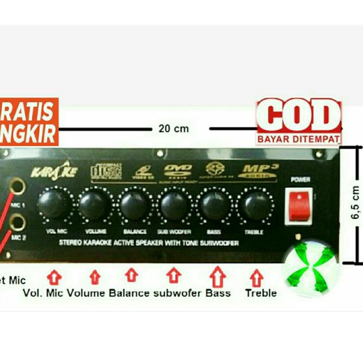 Jual Kit Power Subwoofer Aktif Toshiba 300 Watt Lengkap Panel Tone ...