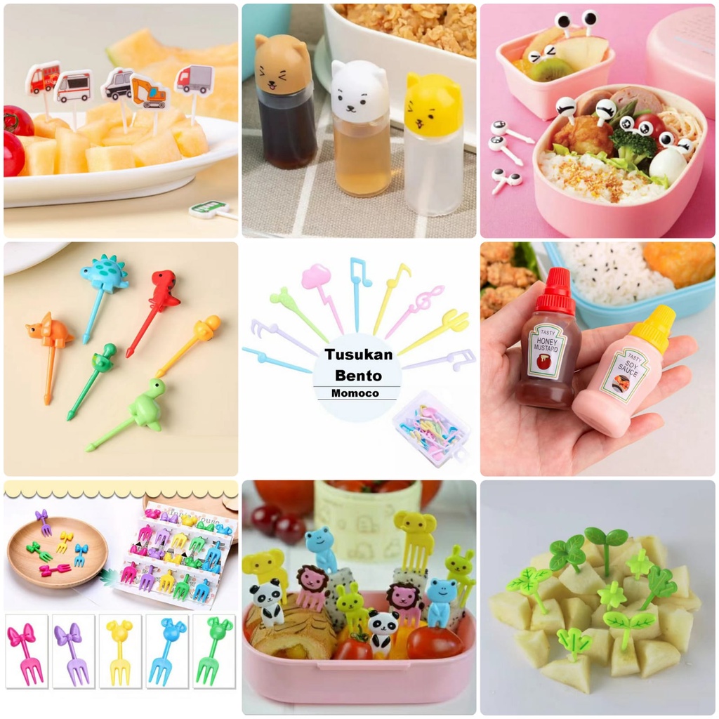 Jual Tusukan Bento Food Pick Garpu Mini Bento Tusuk Gigi Buah Dessert ...