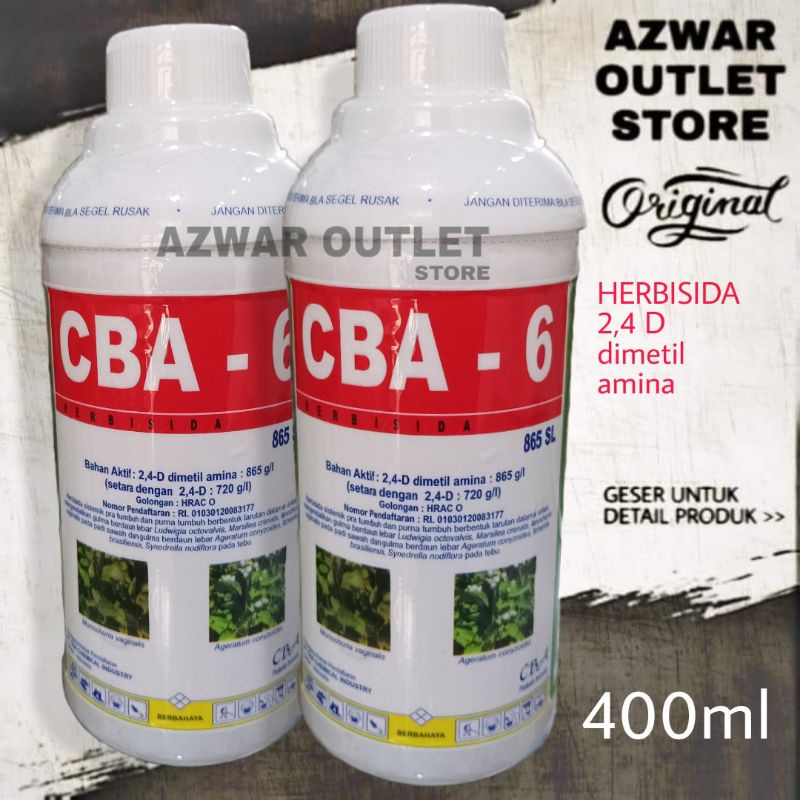 Jual Herbisida CBA 6 865SL | racun rumput gulma daun lebar original ...