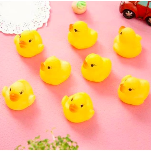 Jual ENISOO STORE - Bebek encit mini bunyi / bebek apung bunyi ukuran ...