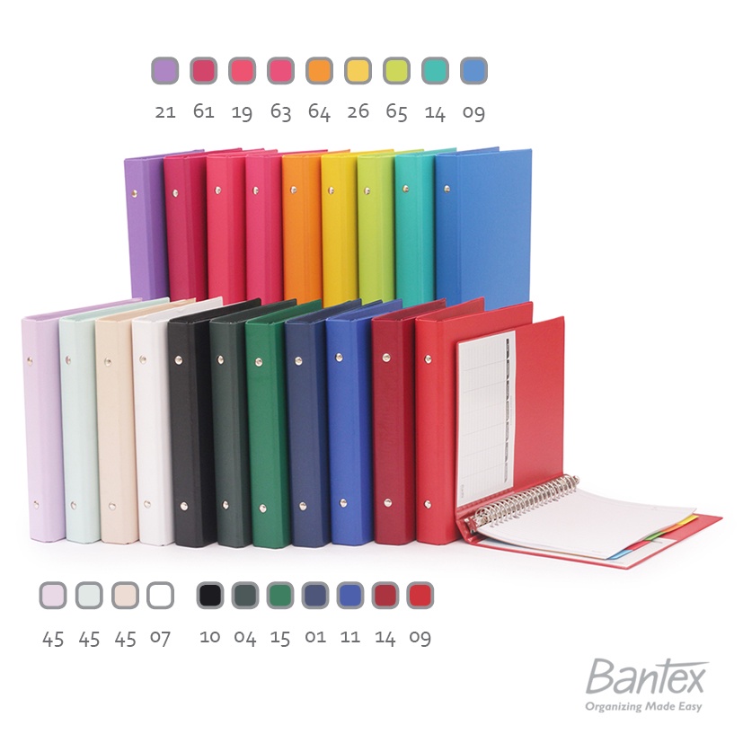 Jual [BMS Bekasi] Bantex Binder Kuliah / Multi Ring Binder Warna Polos ...