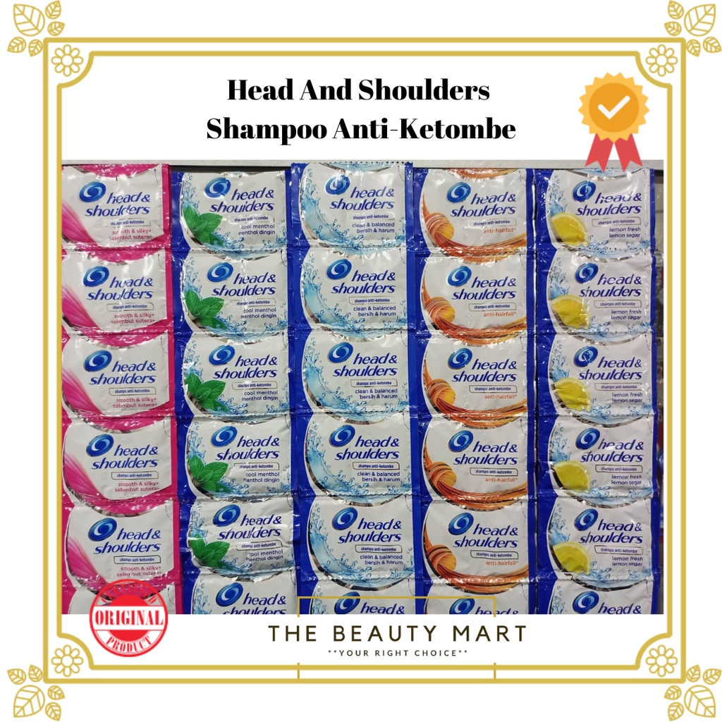 Jual P&G Head & Shoulders Shampoo Anti Ketombe 1 sachet 2x2 ml ...