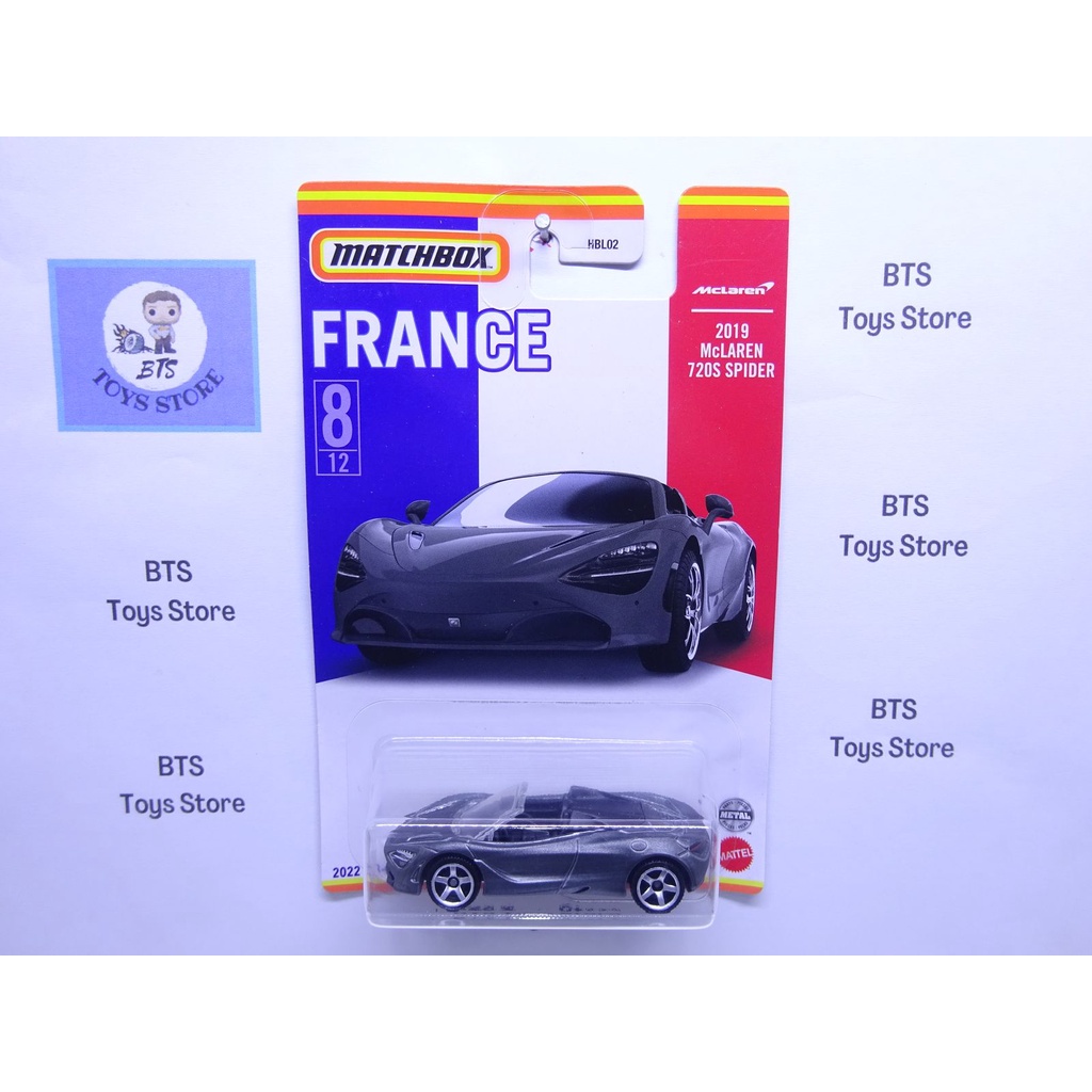 Jual Matchbox France 2019 McLaren 720S Spider Abu | Shopee Indonesia