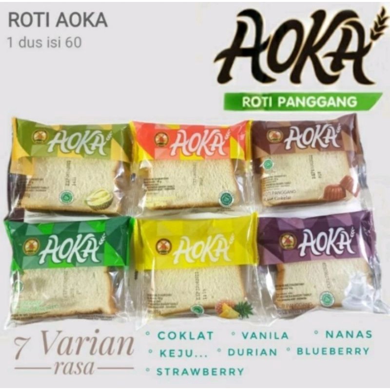 Jual ROTI AOKA ROTI PANGGANG ANEKA RASA | Shopee Indonesia