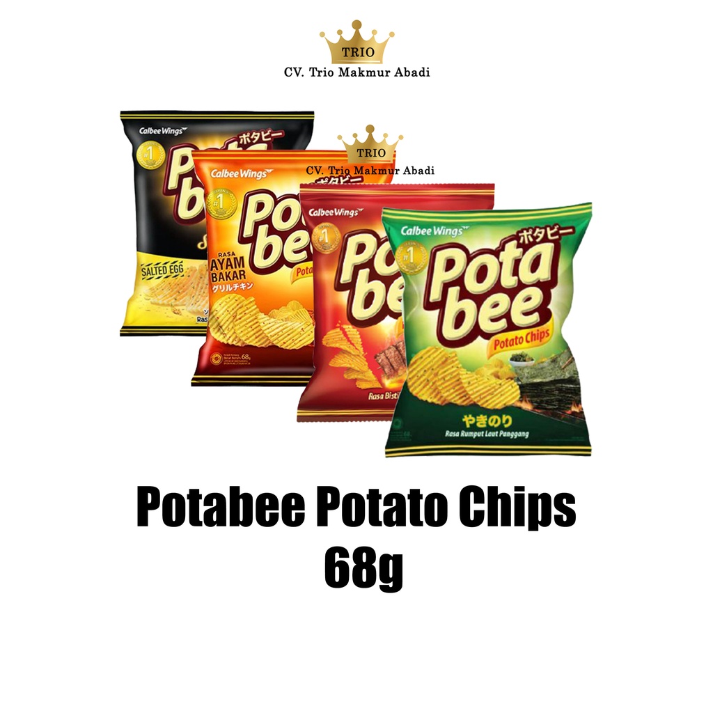 Jual Potabee Potato Chips 68g | Shopee Indonesia