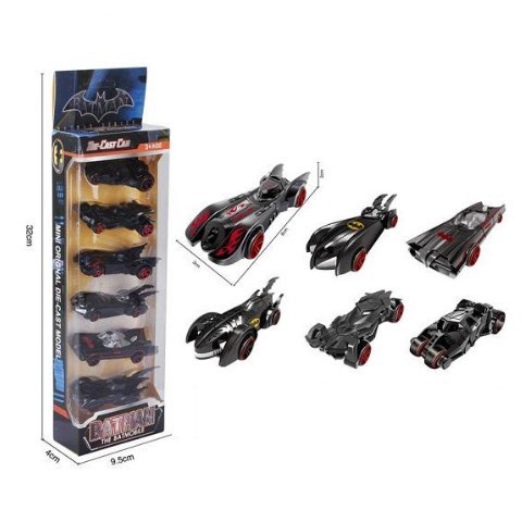 Jual Mainan Anak THE BATMOBILE ISI 6 Mobil Batman Die Cast Car Set ...