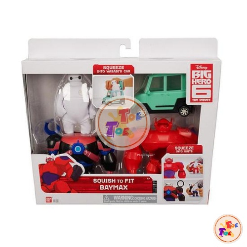 Jual ACTION FIGURE BANDAI BIG HERO 6 SQUISH TO FIT BAYMAX MAINAN ANAK SNI Squish to fit Shopee Indonesia