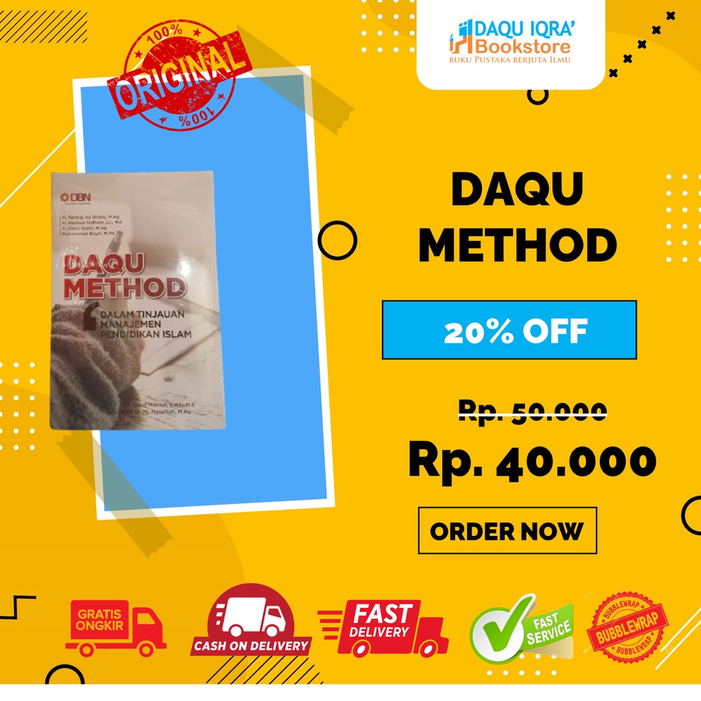 Jual Buku Daqu Method -Ust Yusuf Mansur | Shopee Indonesia
