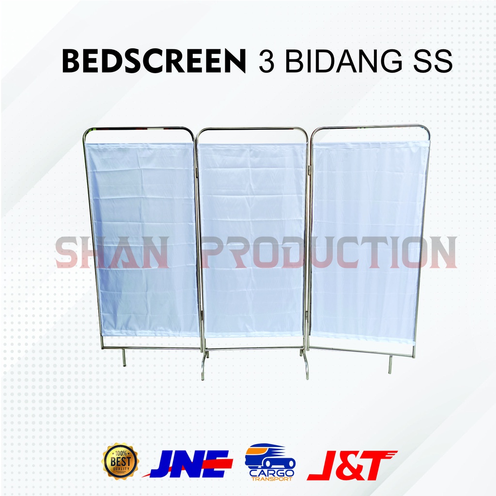 Jual Bed Screen 3 Bidang Stainless - Putih | Shopee Indonesia